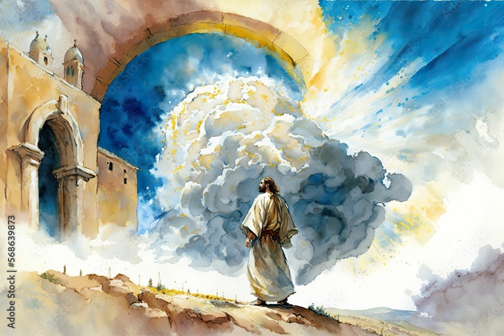 Heaven god Holy Church bethlehem illustration landscape art pathway ...