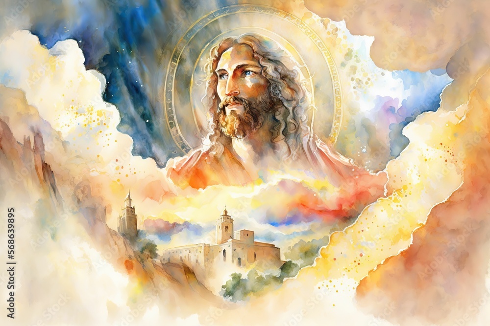 Heaven god Holy Church bethlehem illustration landscape art pathway ...