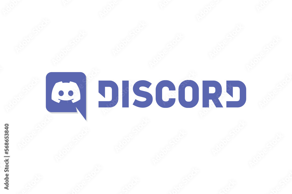 Discord logo, discord logo illustration isolated on white background ...