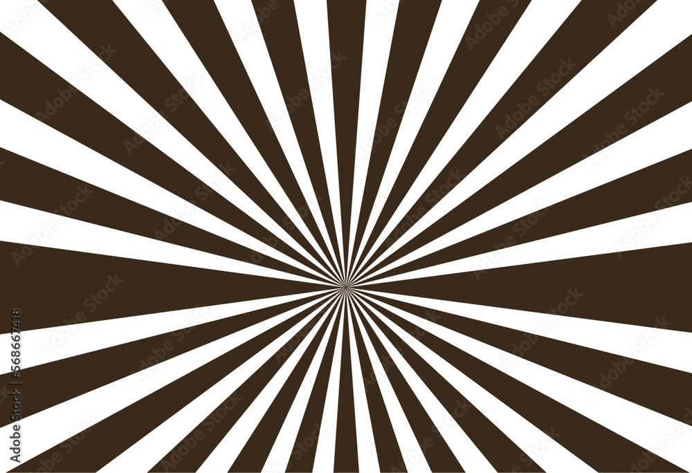 White and black sunburst pattern background. Retro ray pattern ...