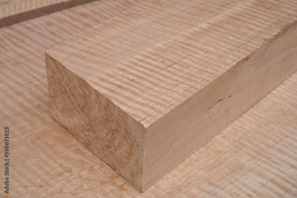 Curly Maple Wood Grain