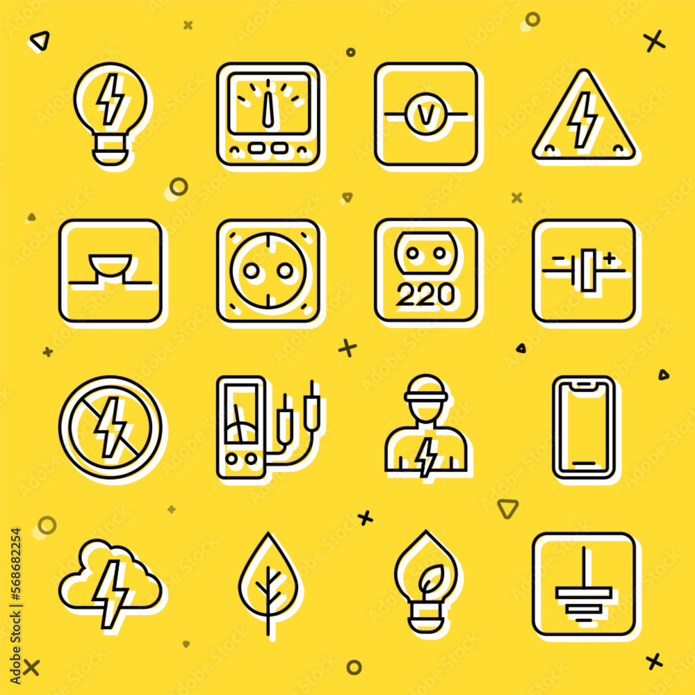 Ground Electrical Symbal