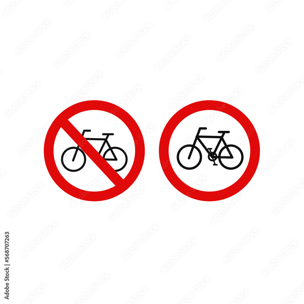 No Bicycle Sign