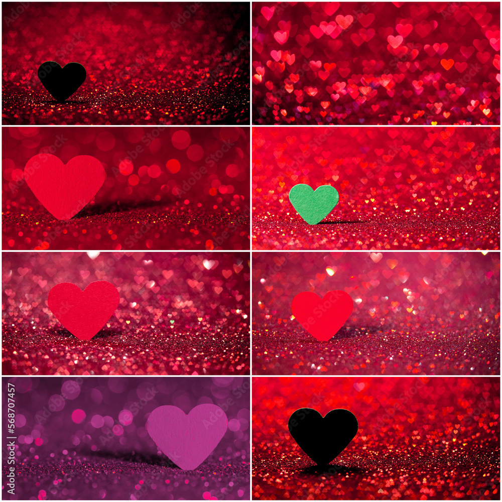 Heart Bokeh Texture