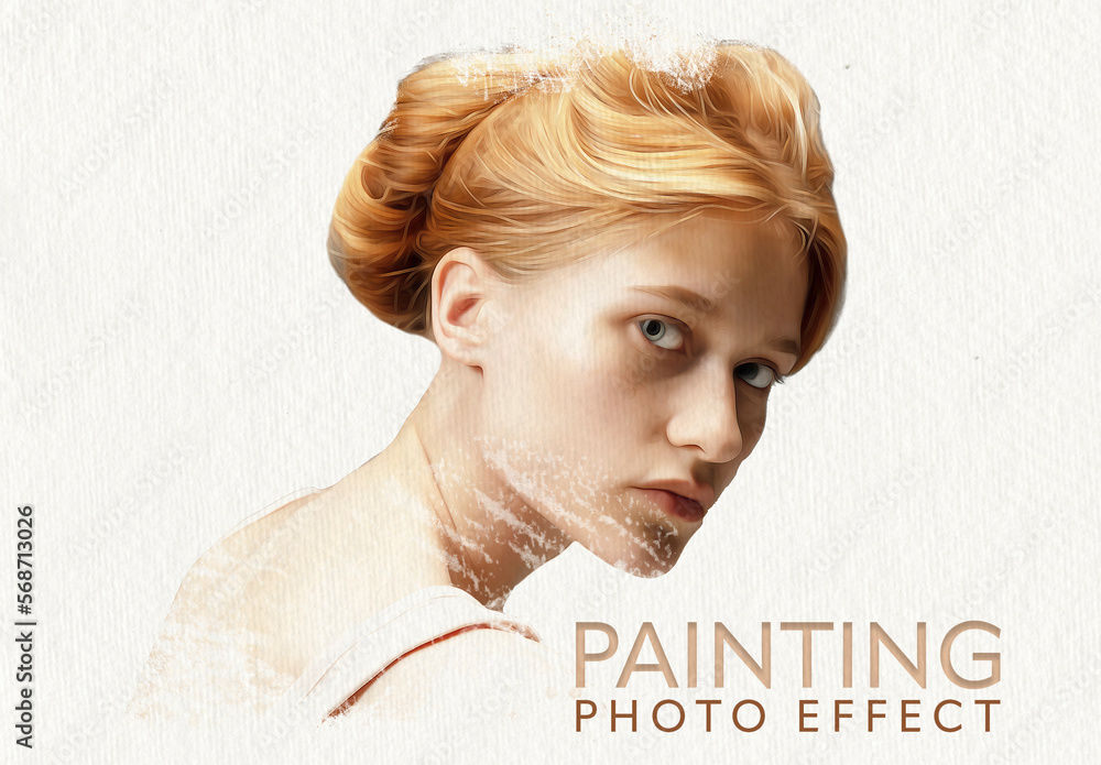 Photo Painting Effect Stock Template | Adobe Stock
