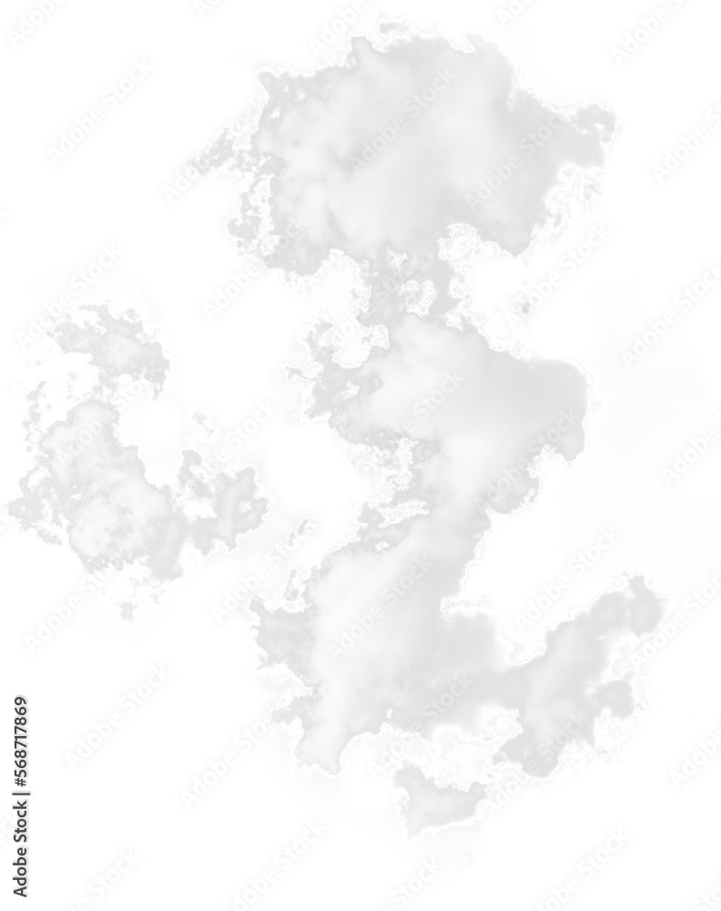 Isolated PNG cutout of a cloud on a transparent background, ideal for ...