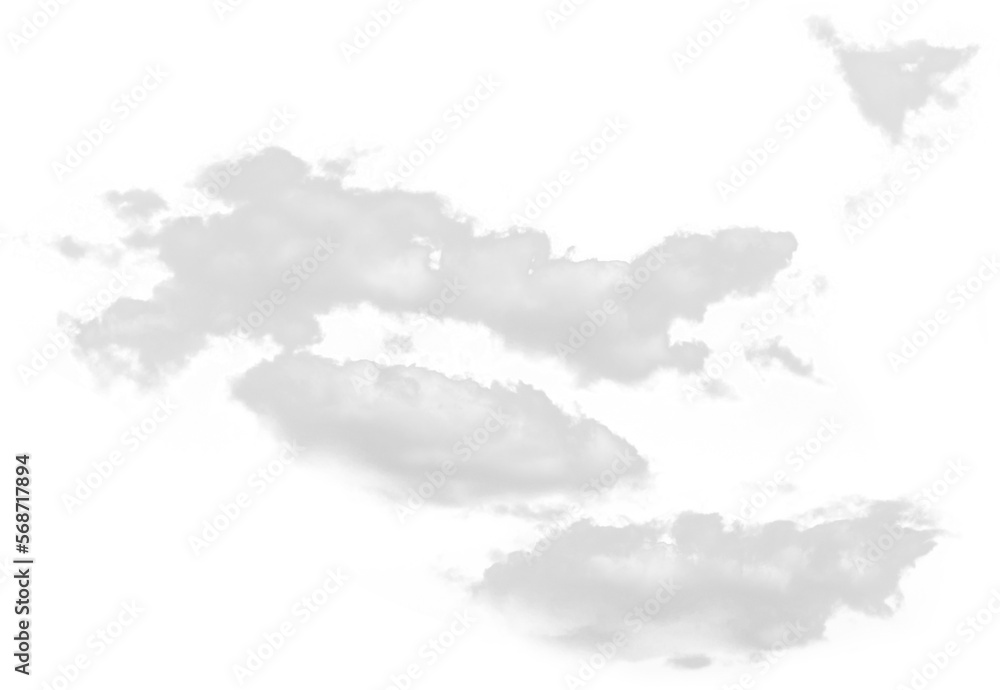 Isolated PNG cutout of a cloud on a transparent background, ideal for ...