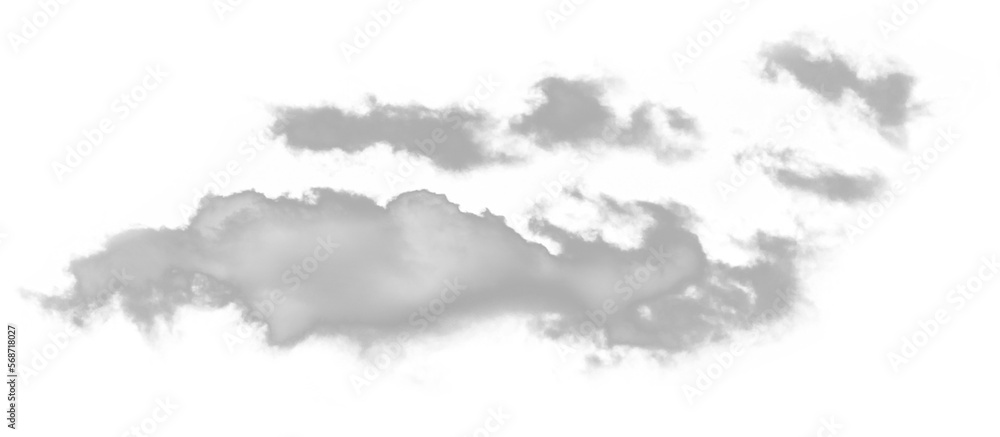 Isolated PNG cutout of a cloud on a transparent background, ideal for ...