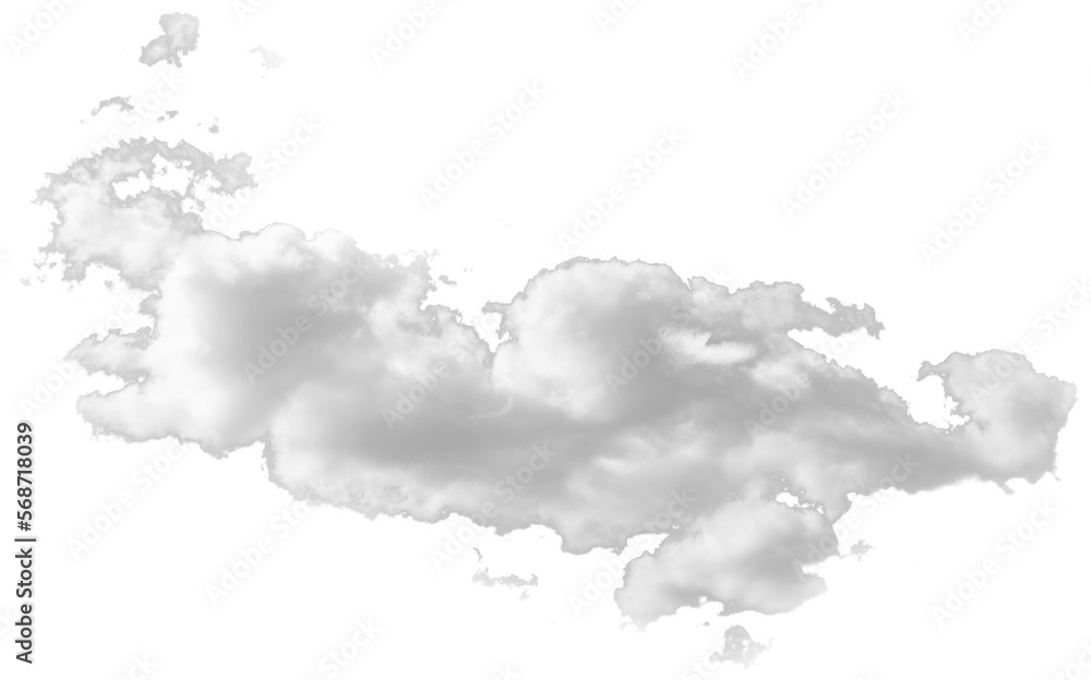 Isolated PNG cutout of a cloud on a transparent background, ideal for ...