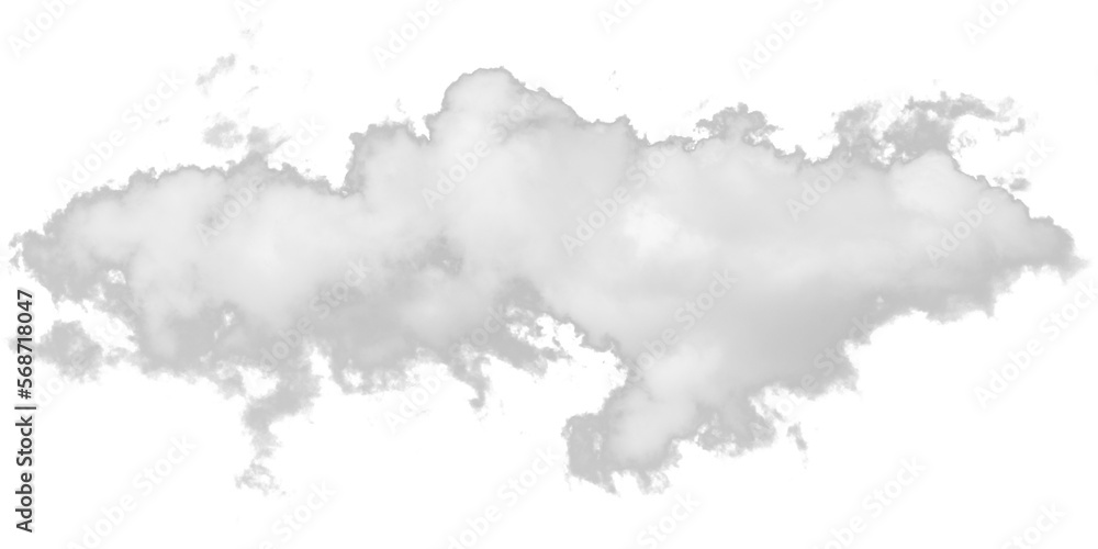 Isolated PNG cutout of a cloud on a transparent background, ideal for ...