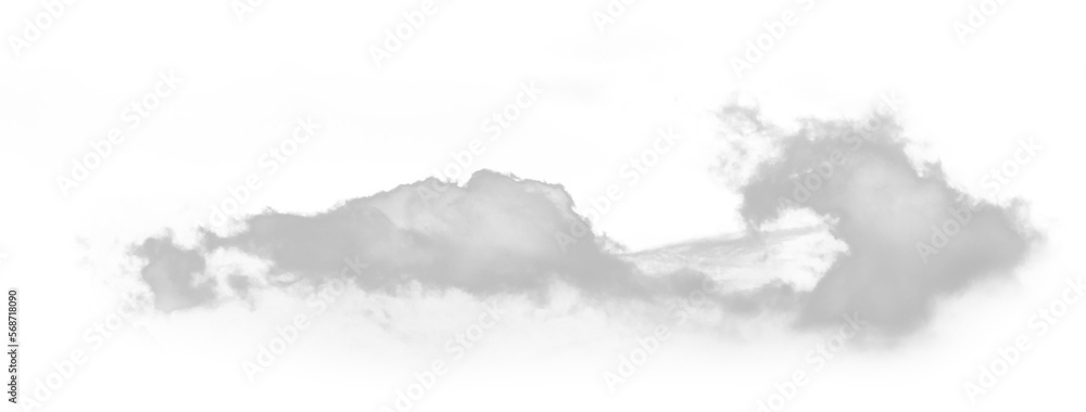 Isolated PNG cutout of a cloud on a transparent background, ideal for ...