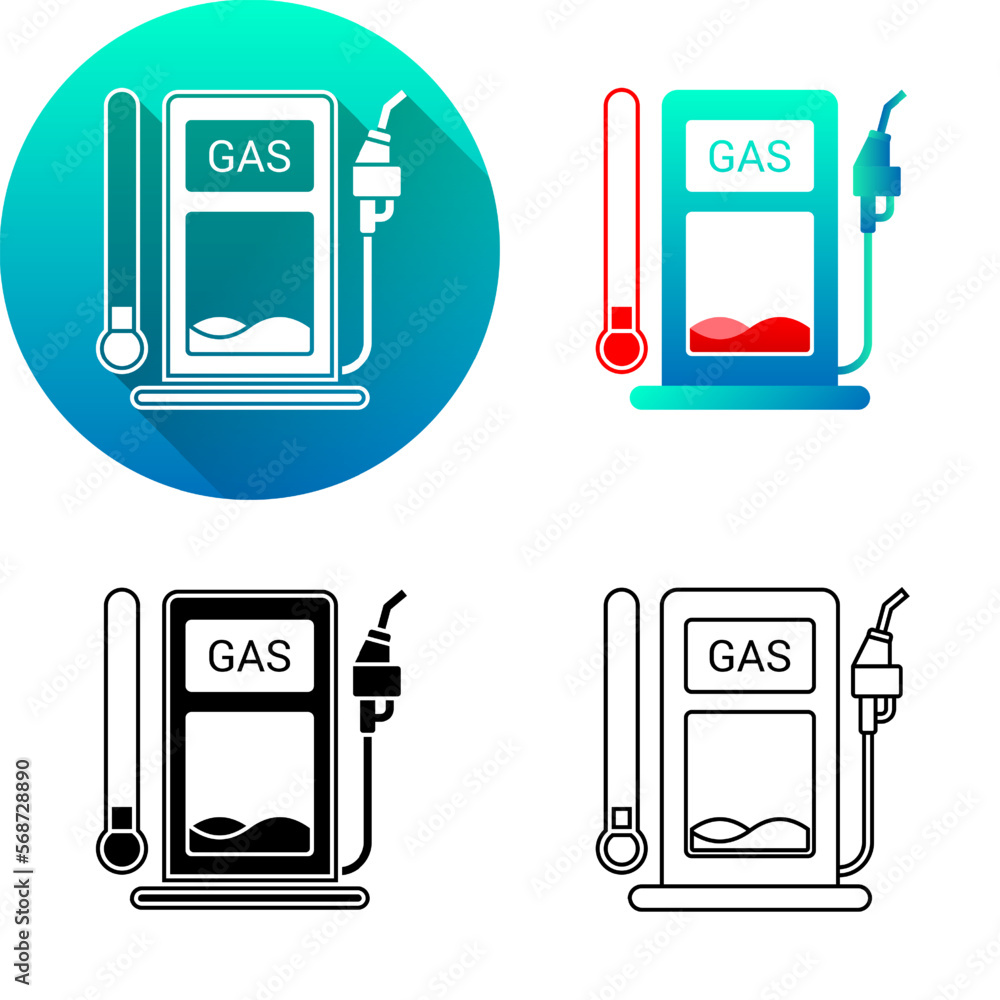 Gasoline Oil Station Low Fuel Level Caution Notification Asset Finance ...