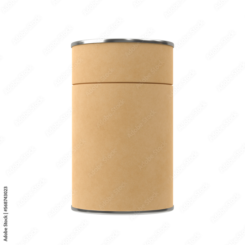 Paper tube mockup on transparent background, PNG file Stock ...