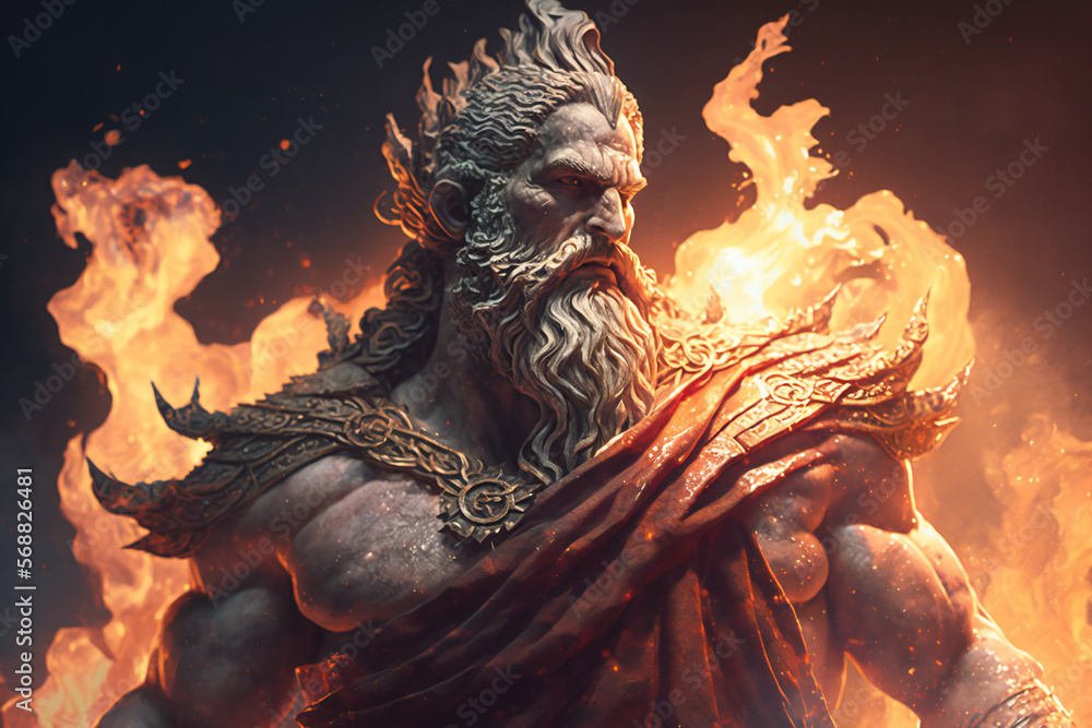 Ancient roman greek god - Roman culture - Generative AI Stock ...