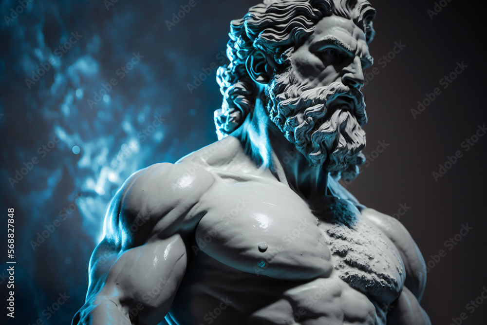 Poster Ancient roman greek god - Roman culture - Generative AI ...