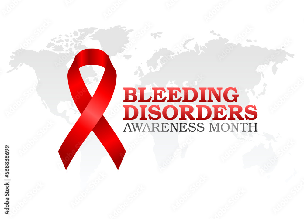 Vetor de vector graphic of bleeding disorders awareness month good for ...