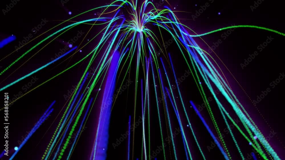 Animated Abstract Video Backgrounds for VFX and TV Production, Light ...