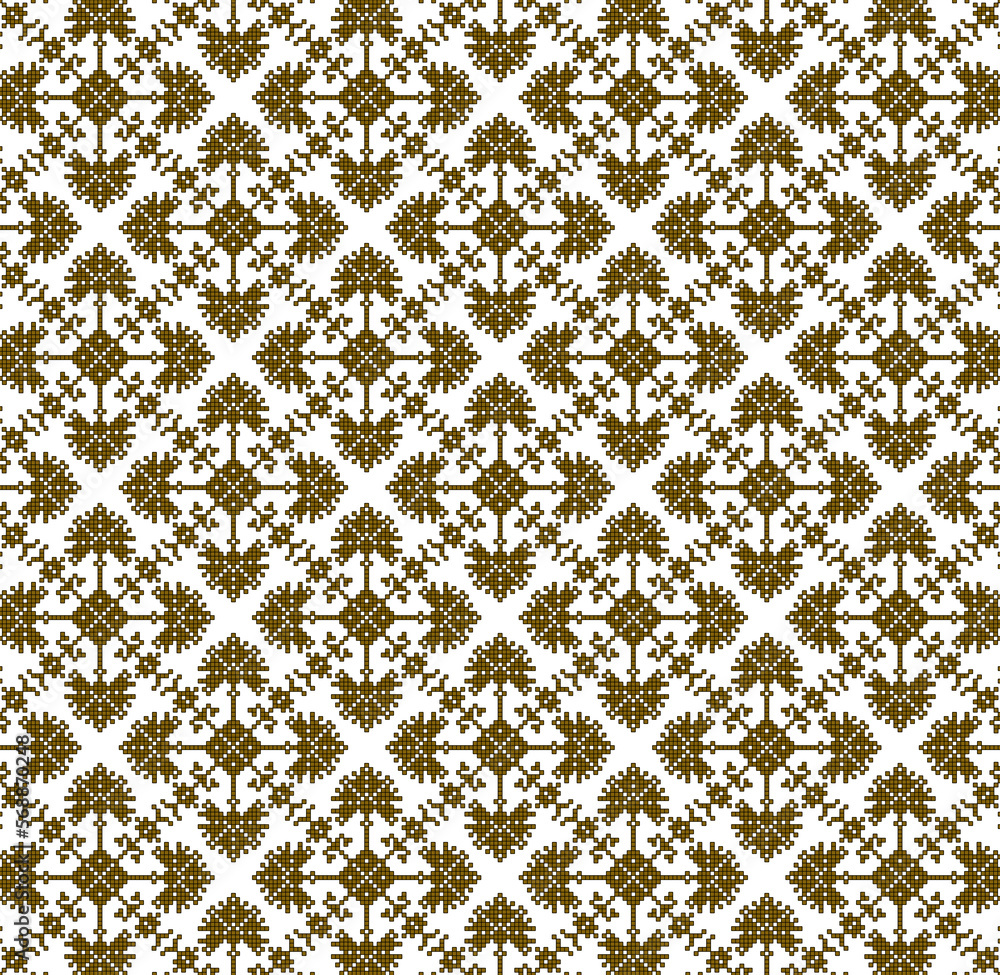 Persian Islamic geometric seamless tile pattern for digital print and ...