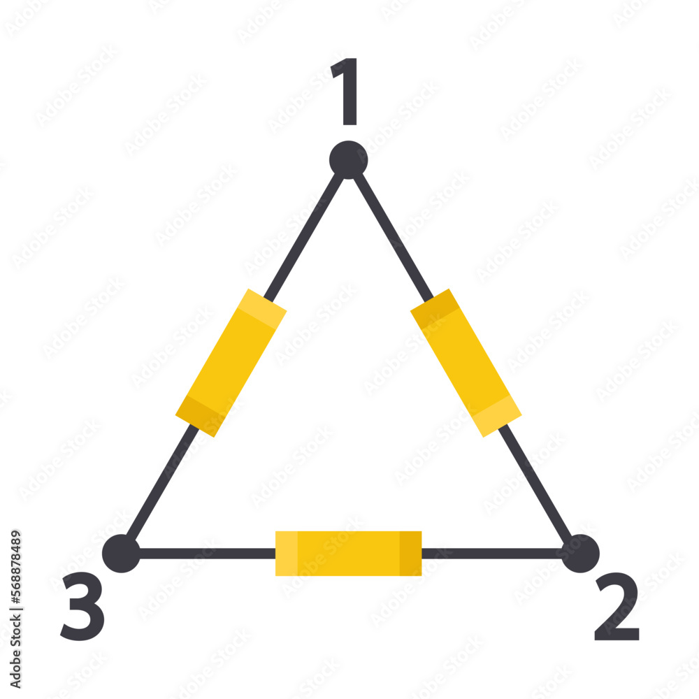 School schematic representation of physical principle vector ...