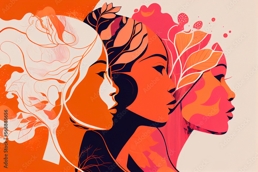 Women rights day Wallpapers: feminism and Artistic abstract women ...