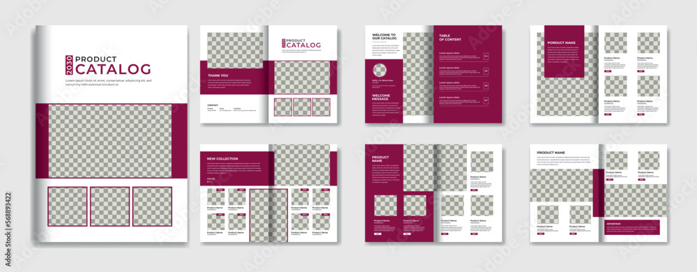 Minimalist product catalog design template, multipurpose product ...