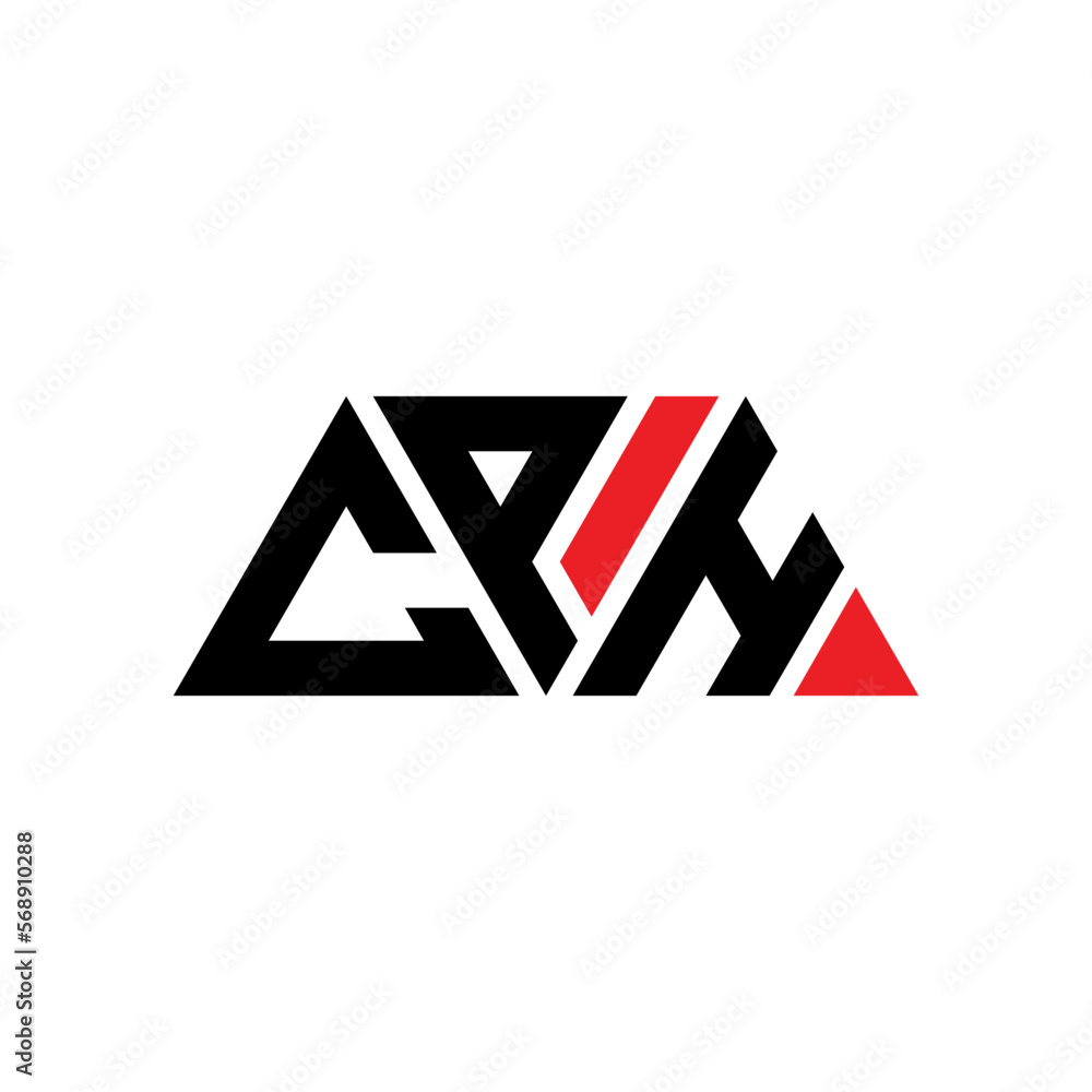 CPH triangle letter logo design with triangle shape. CPH triangle logo ...