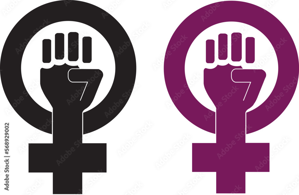 Poster Puño mano levantada icono vector – Wall Art | UkPosters