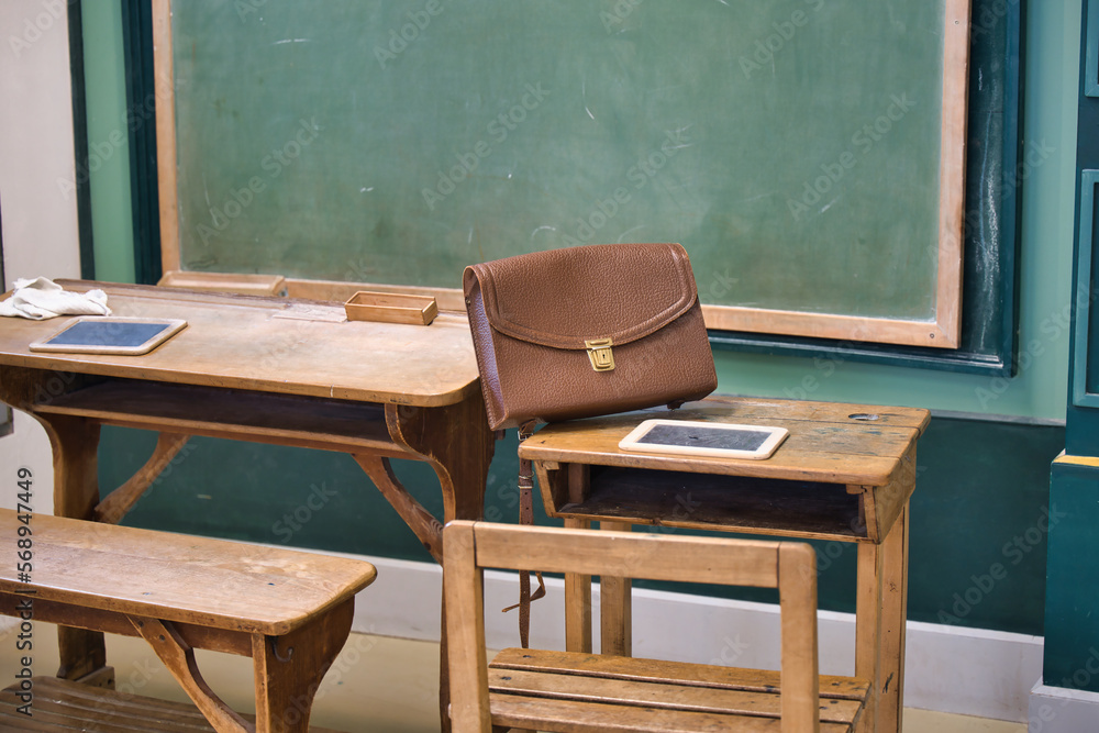 classroom concept children educational elementary grunge inside ...