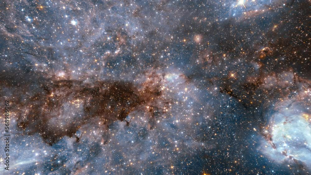 deep space exploration. star fields and nebulas in space. stellar ...