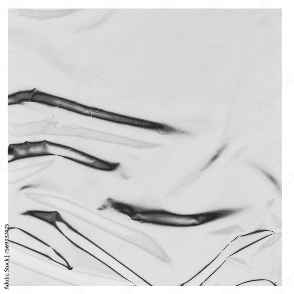 Wrinkled plastic wrap texture on transparent background wallpaper ...