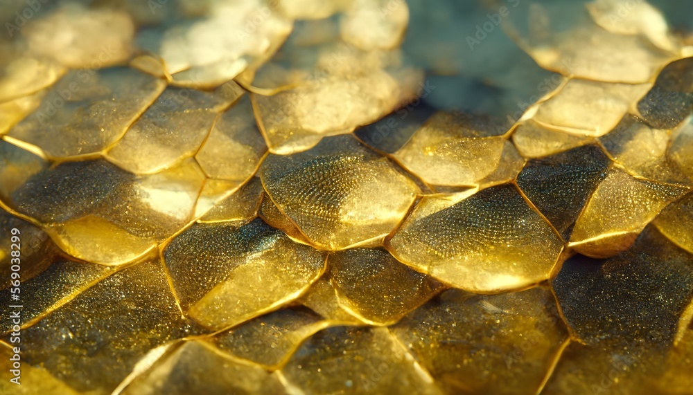 fish scales in gold pattern 4K octane render ultra realistic Stock ...