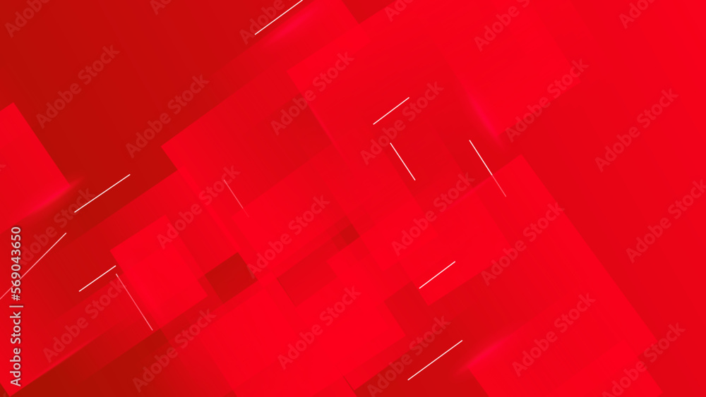 Abstract red geometric background. Abstract red stripes overlapping ...