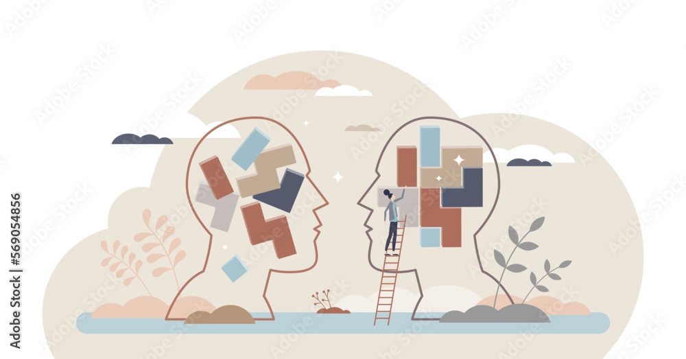 Rationality, logical thinking and critical judgment mind tiny person ...