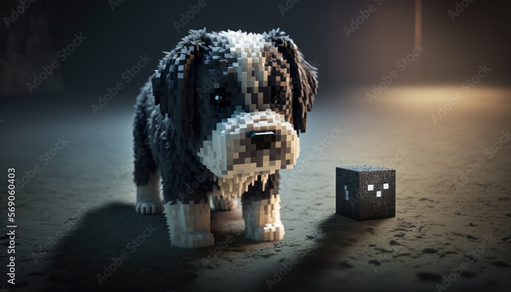 Creative 4k high resolution wallpaper art of a dog inspired by game ...