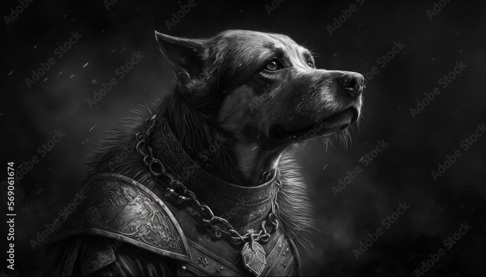 Creative 4k high resolution wallpaper art of a dog inspired by game ...