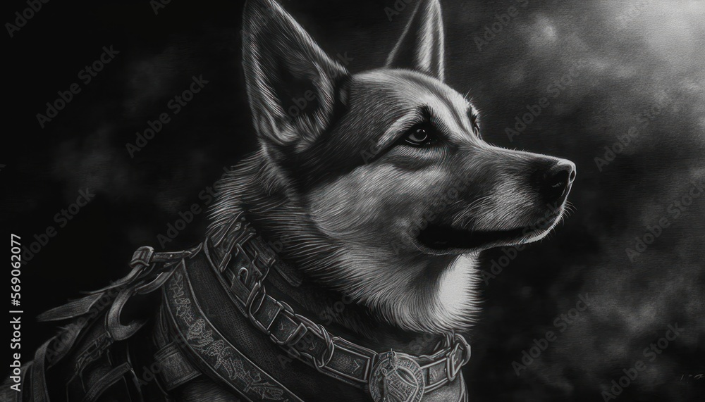 Creative 4k high resolution wallpaper art of a dog inspired by game ...