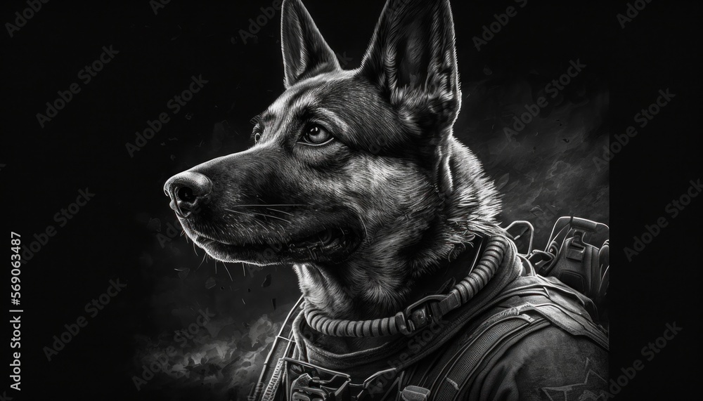 Creative 4k high resolution wallpaper art of a dog inspired by game ...