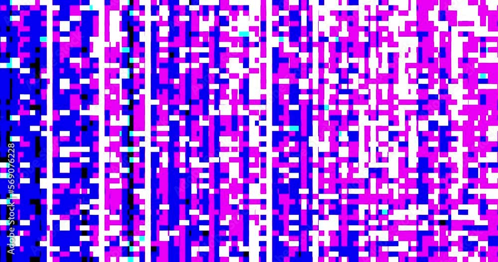 Videocassette recorder (VCR) Play Animation. VHS defects, artifacts and ...