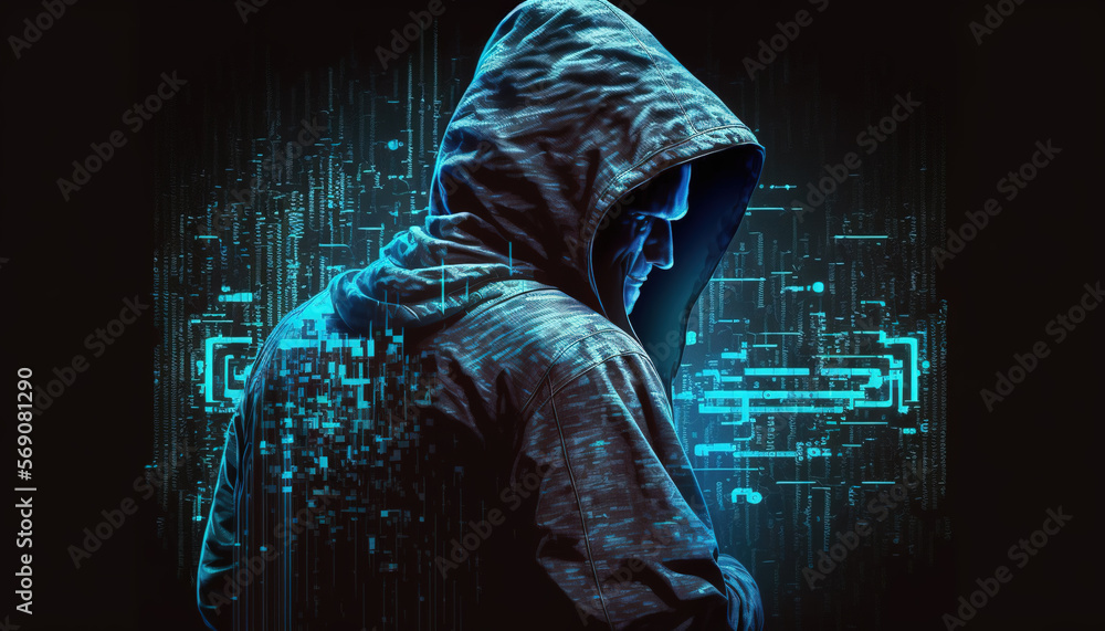 Cyber security measures for protection from hackers. Generative AI ...