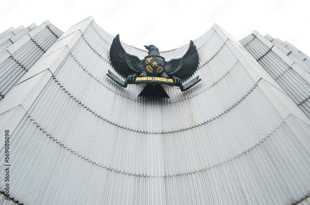 BANDUNG, INDONESIA, MAY 13, 2022 : Monument to the West Java People's ...