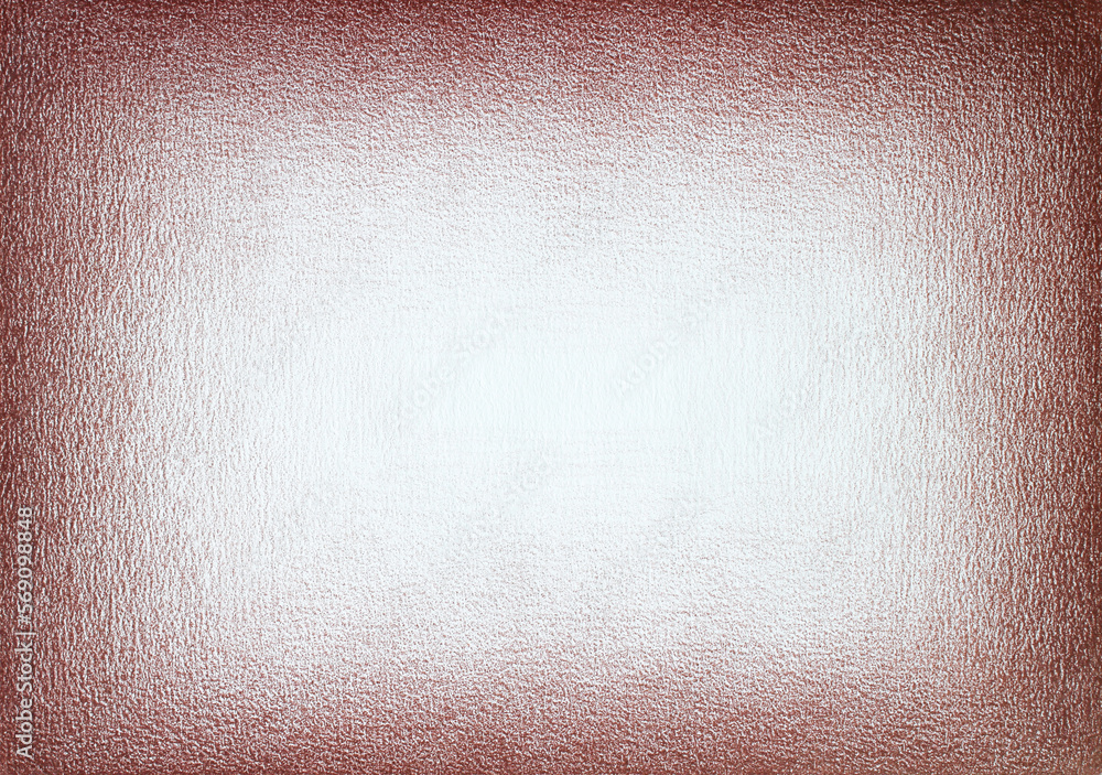 Hand drawn brown painted gradient frame on white paper texture ...