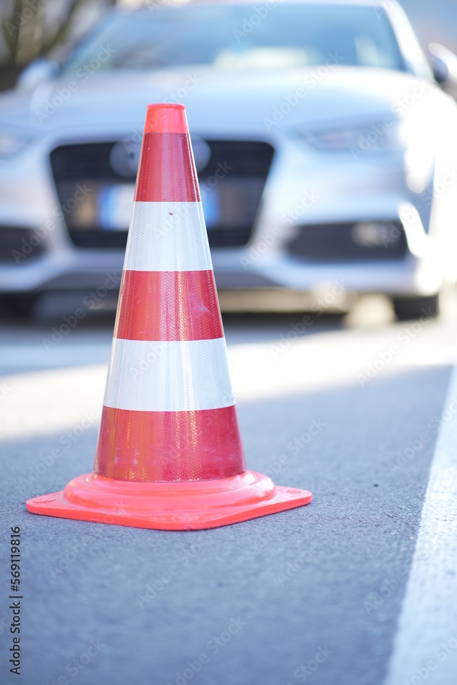 Traffic cone for road safety and construction projects. Perfect for ...
