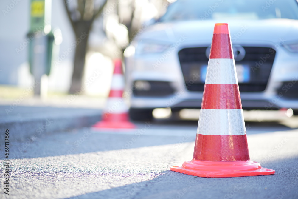 Traffic cone for road safety and construction projects. Perfect for ...