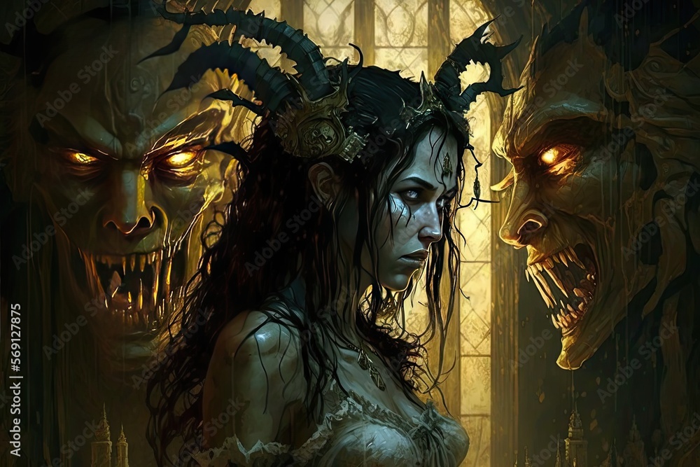 A beautiful succubus lures men to their doom, her beauty hiding a ...