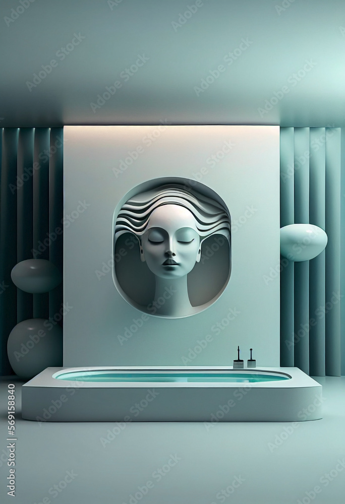 Luxury spa. Zone of self-care and personal well-being for mental health ...