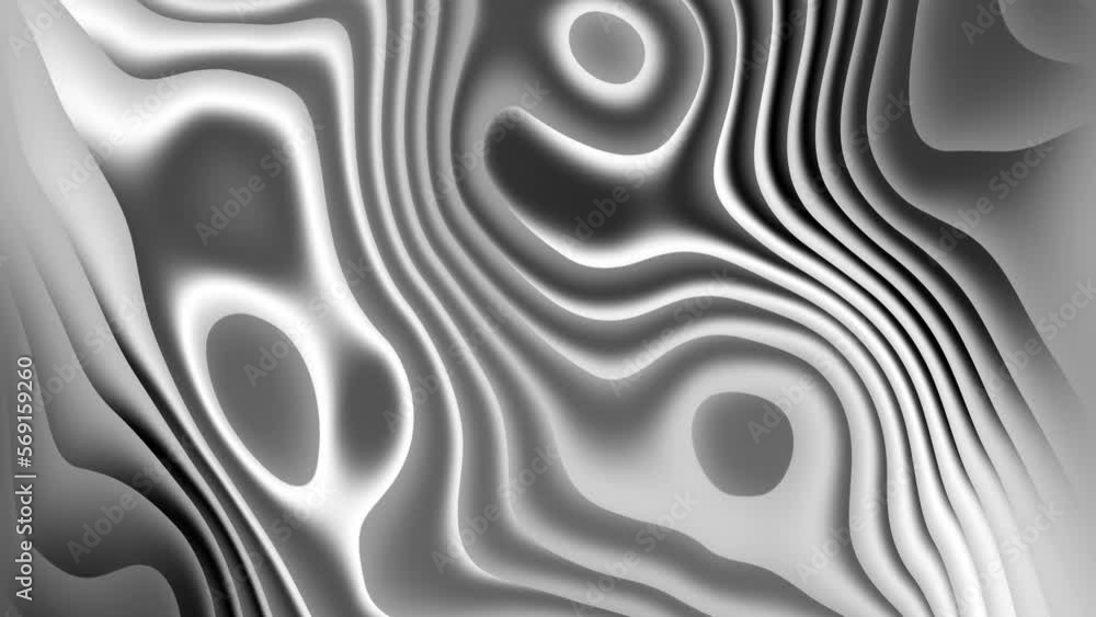 Looped Background Liquid Substance Gradient 4k In Neutral Colors