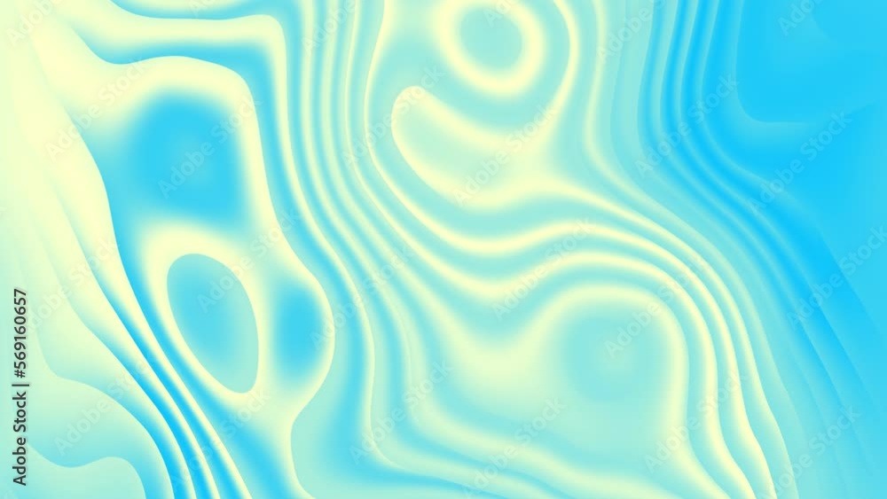 Looped background liquid gradient 4k in trendy blue sky colors ...