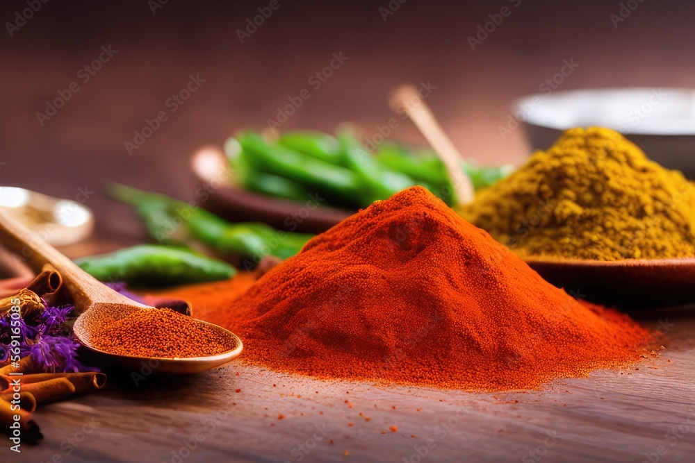High-Resolution Image of Indian Spices Displaying the Rich Aromas and ...