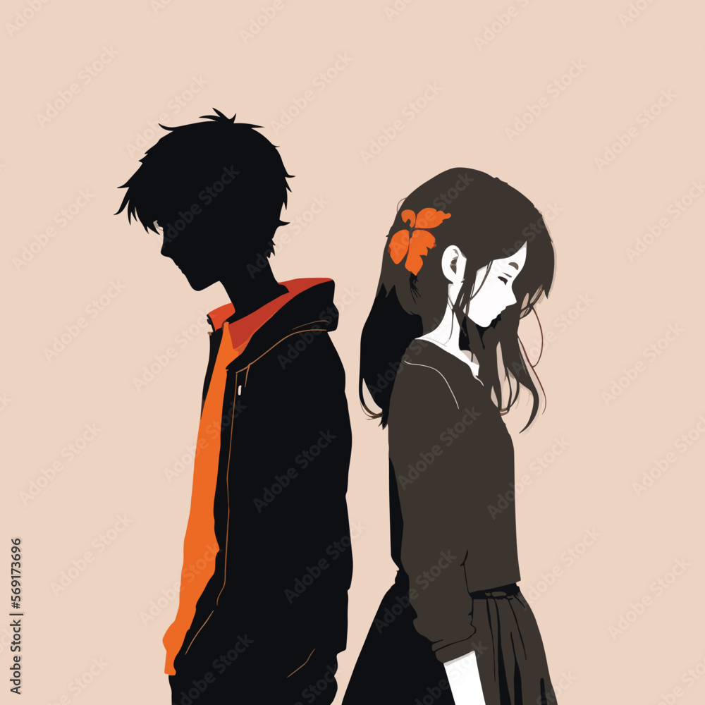 Love man woman relationship concept, hard love concept. Complicated ...