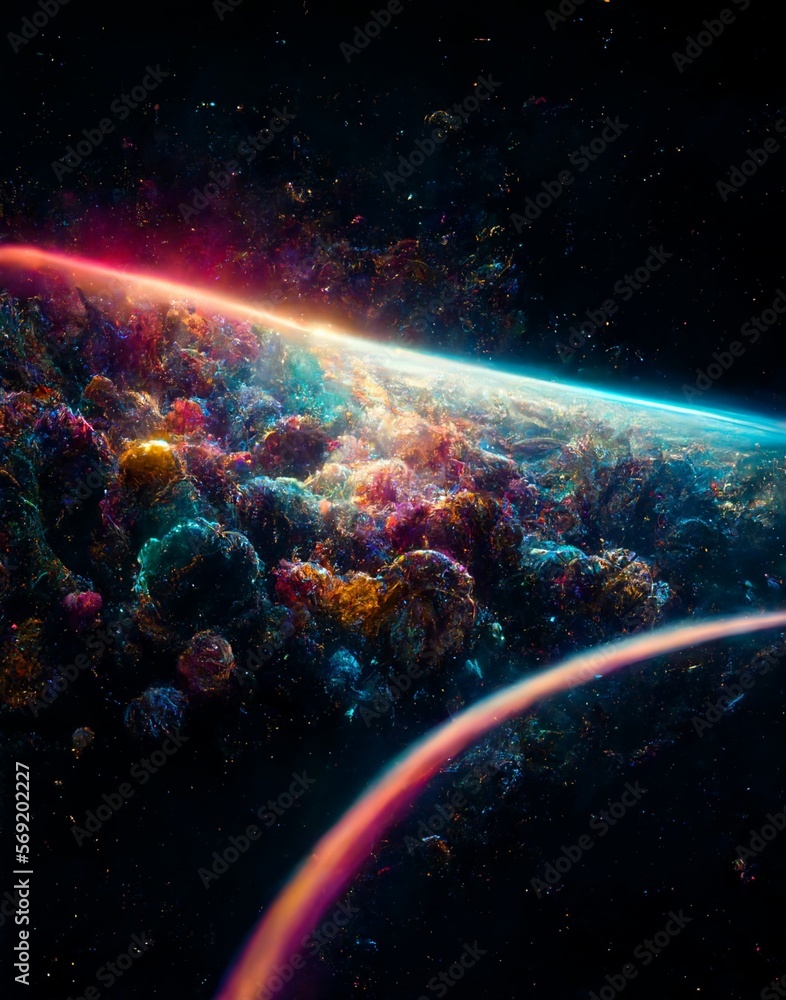 Rainbow Earth Wallpaper